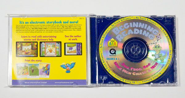 SCHOOL ZONE BEGINNING READING CD ROM ON TRACK INTERACTIVE SOFTWARE ...