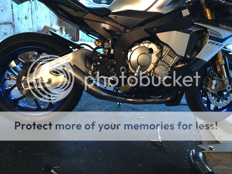 The weekend exhaust build R1M austin racing style | Yamaha R1 Forum ...
