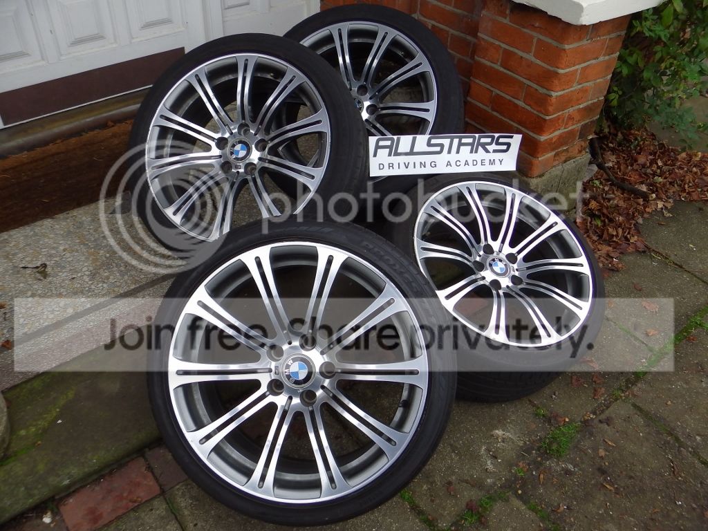 FULL SET of E92 M3 Wheels (Style 220) 2 x 19x8.5 and 2 x 19x9.5 ...