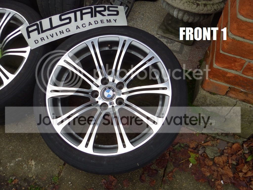 FULL SET of E92 M3 Wheels (Style 220) 2 x 19x8.5 and 2 x 19x9.5 ...