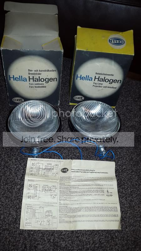 NOS 60's/70's Hella 162 fog lights (matching pair) | Volkszone Forum