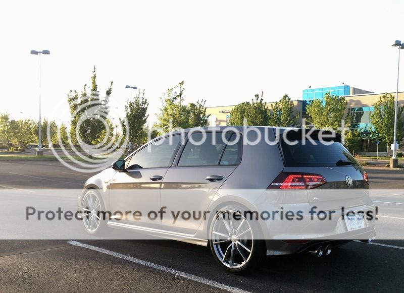 Pretoria wheels + ECS flush kit for golf r + eibach pro springs | VW ...