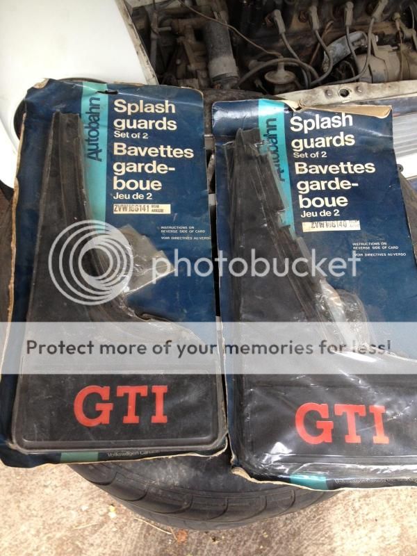 Early script GTI mud flaps | VW Vortex - Volkswagen Forum