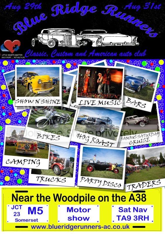 Blue Ridge Runners Auto Show 29-31st August | Rods 'n' Sods - UK Hot ...