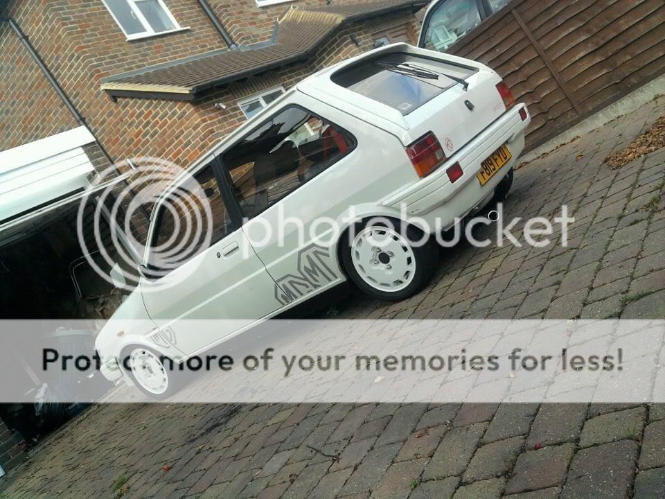 Oh so white MK2 MG Metro 1300, Retro Metro | Driftworks Forum