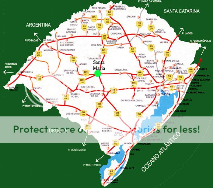 Santa Maria(RS).....Uma das maiores cidades do interior do estado ...