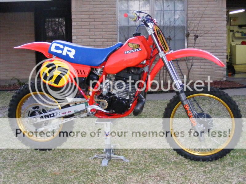 The '83 CR480 ready to rock - Old School Moto - Motocross Forums ...