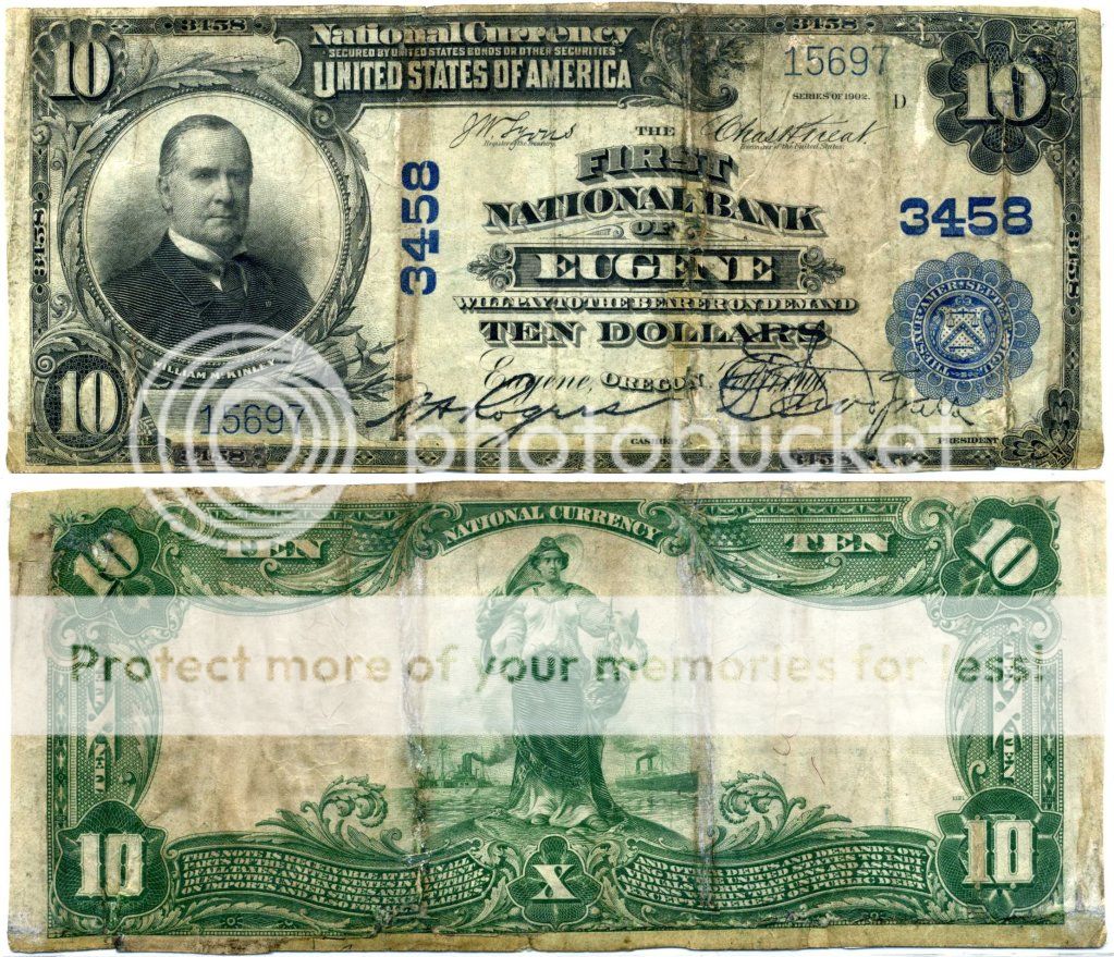 1902 $10 National Currency Note | Coin Talk