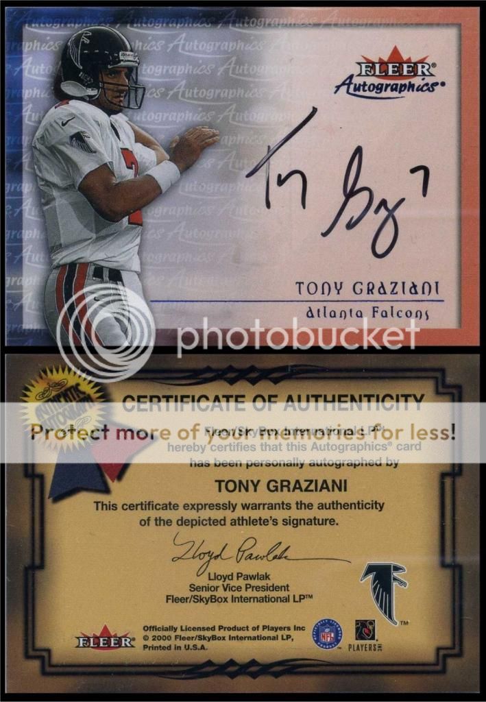Collecting an Unknown Player - My Tony Graziani PC | Sports Card Club