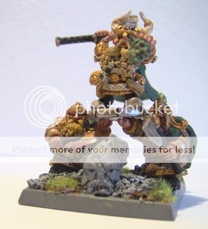 Karaz-a-Karak - Señor enano con porteadores - Gremio de Artesanos