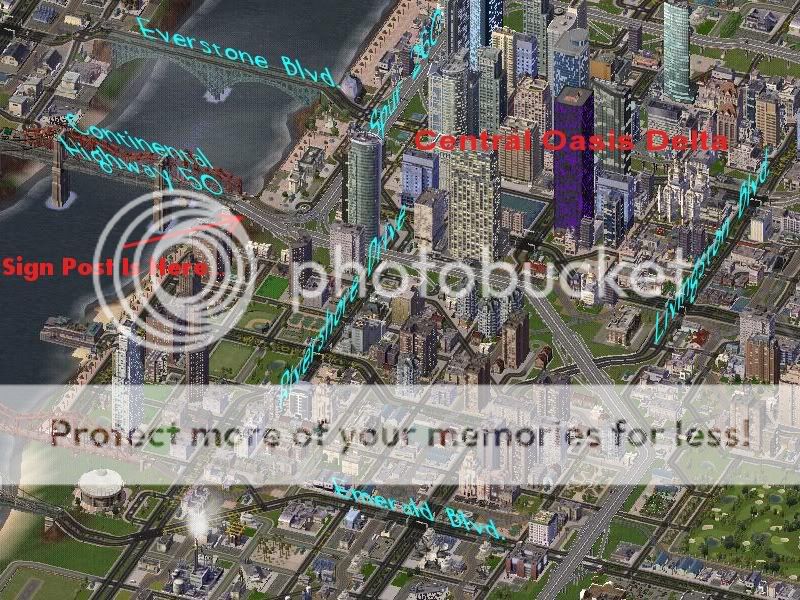 Show us your freeway signs made in signmaker - SC4 Showcase - Simtropolis